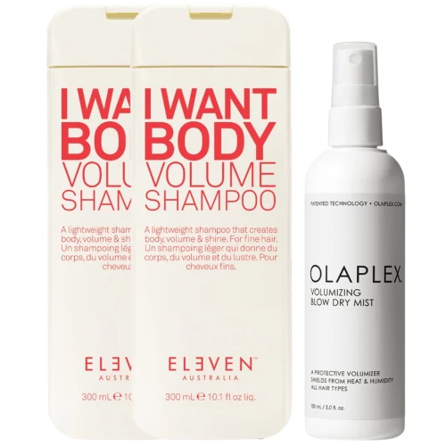 Eleven Australia + Olaplex Volume Set - dodający objętości zestaw do włosów